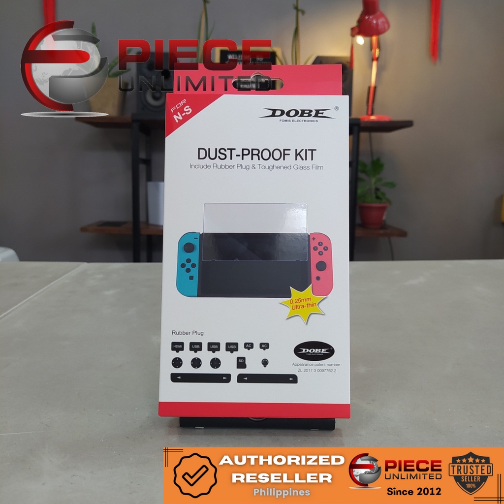 Nintendo Switch DOBE Silicone Rubber Dust proof Plug Kit and Tempered Glass | Piece Unlimited ...