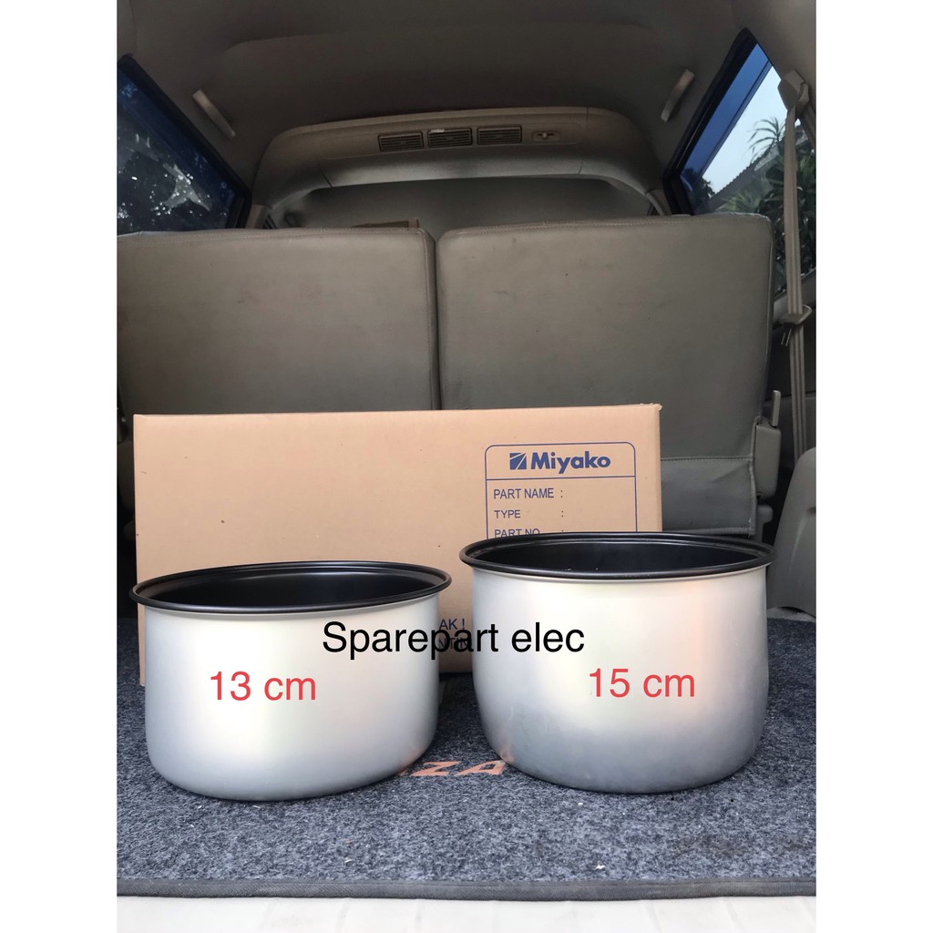 Miyako 528 1.8 liter teflon Magicom Pan Height 13 cm Short Pan | Shopee ...