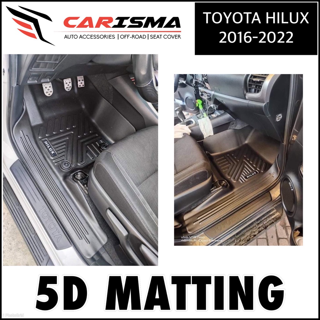 TOYOTA HILUX REVO/CONQUEST 5D DEEP DISH MATTING 2016-2022 (hilux ...