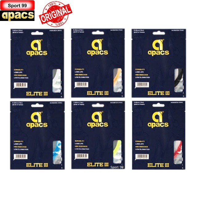 Apacs Elite III Badminton String(1 Pcs) | Shopee Philippines
