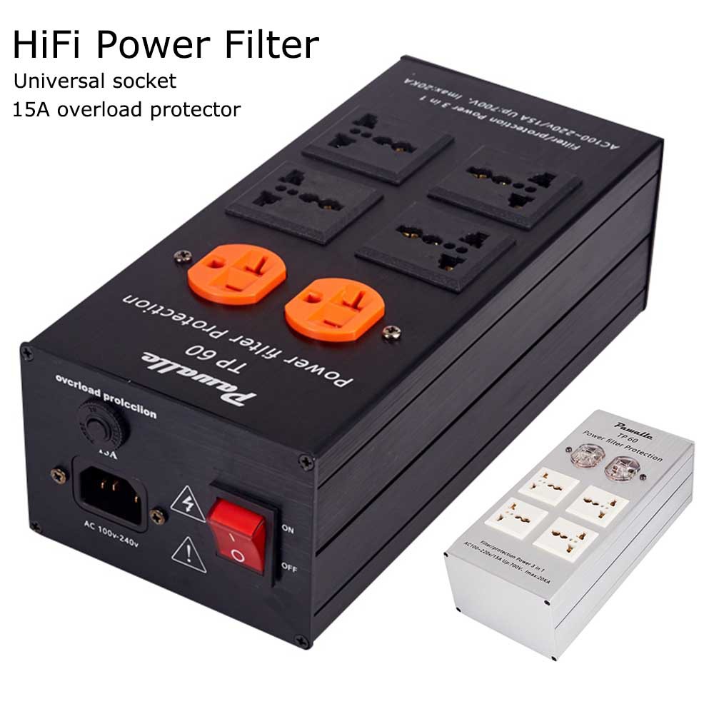 HiFi Audio Power Filter Socket 3000W 100V-240V AC2.2 (15A Surge ...