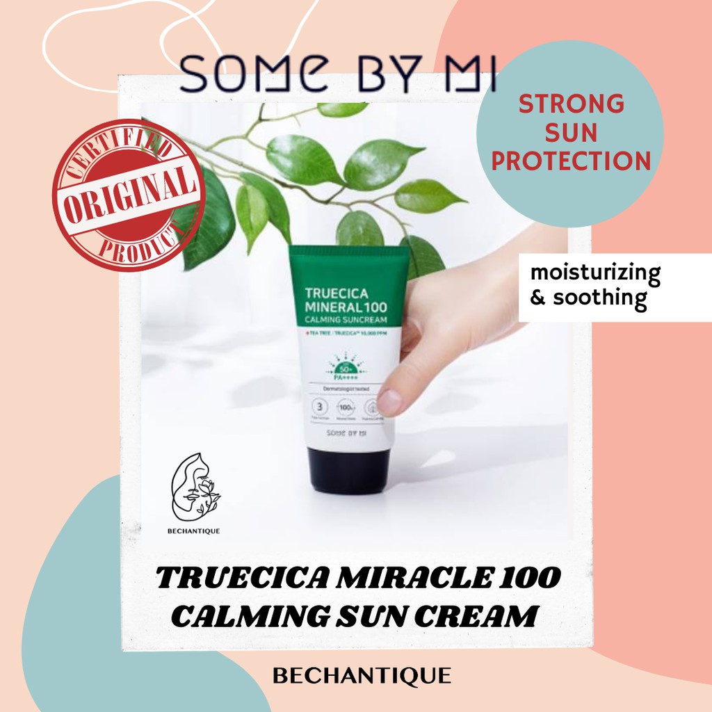 Original Some By Mi Truecica Mineral 100 Calming Sun Cream 50ml Spf 50 ...