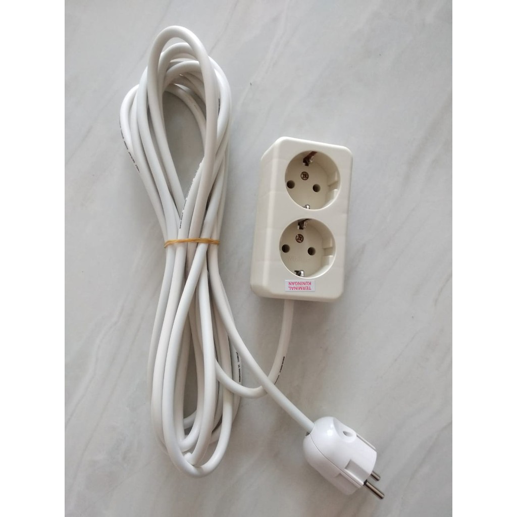 2-hole Socket Socket premium Quality Brand+5M. Cable | Shopee Philippines