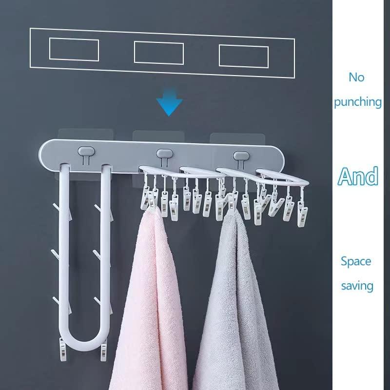 BUY1 TAKE 1 FOLDABLE AESTHETIC CLOTHES CLIP HANGER FOLDING LAUNDRY CLIP ...