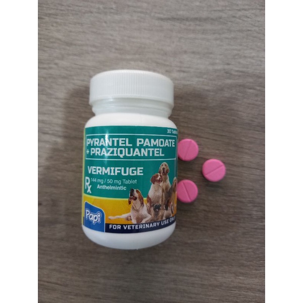 Papi Vermifuge Dewormer for Dogs and Cats per tablet (Tingi) | Shopee ...