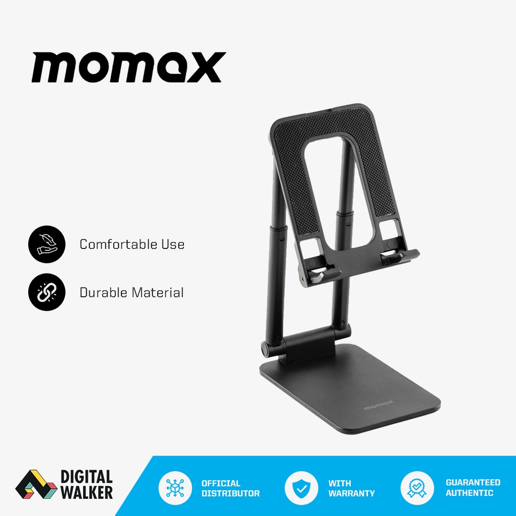 Momax Fold Stand Universal for Phones & Tablets - Black | Shopee ...