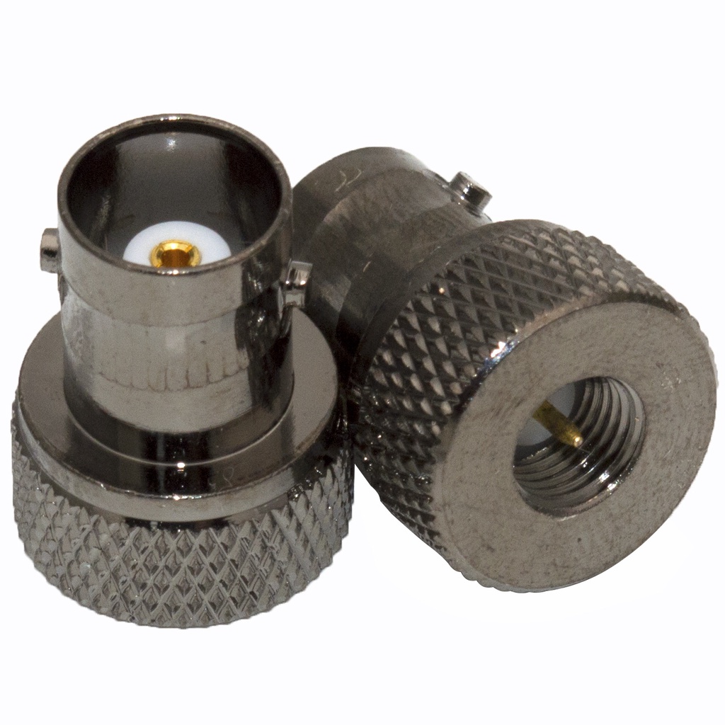 2pcs Walkie-Talkie-Talkie Rf Adapter BNC (Q9) Female To SMA Male BNC/SMA-KJ Disc Nickel-Plated ...