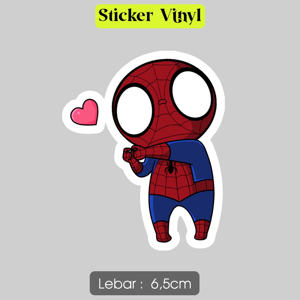 Spidey Love Spiderman Peter Parker Sticker Waterproof Vinyl Sticker ...