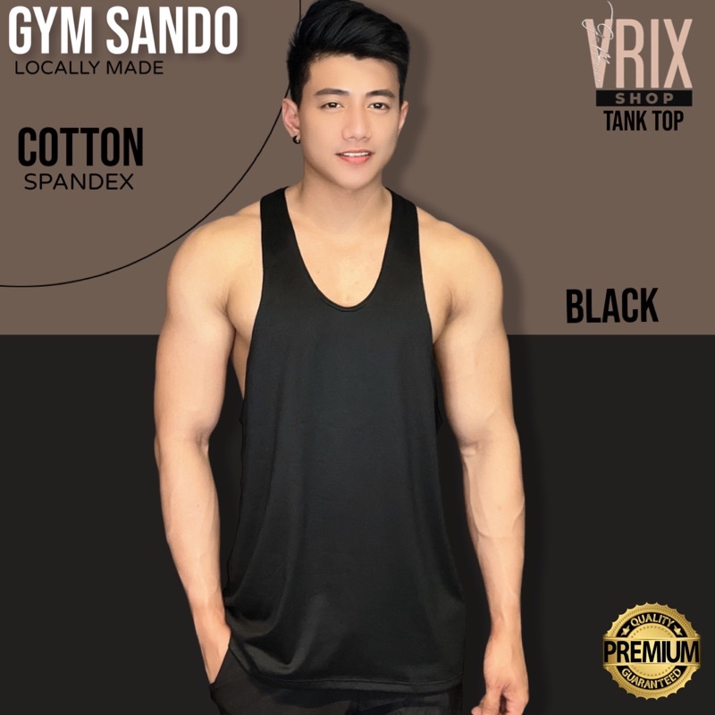 PLAIN GYM SANDO FOR MEN AND WOMEN(IMPROVED) | Shopee Philippines