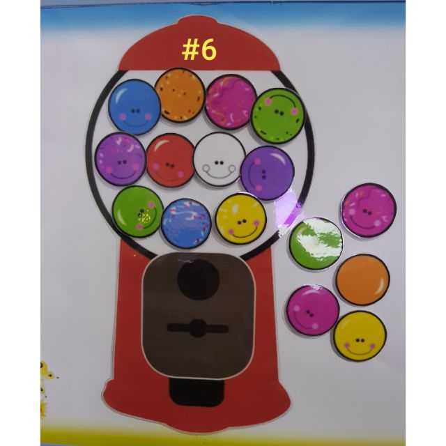 ESL Reward - Gumball Machine with 15pcs Gumball (MAGNETIC OR VELCRO ...