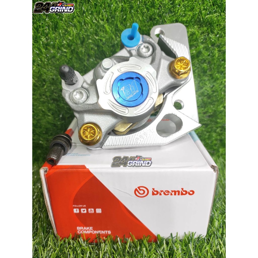 YAMAHA NMAX 155 CALIPER FORMULA 8.1 WITH BRACKET AND FREE HENG (GOLD ...