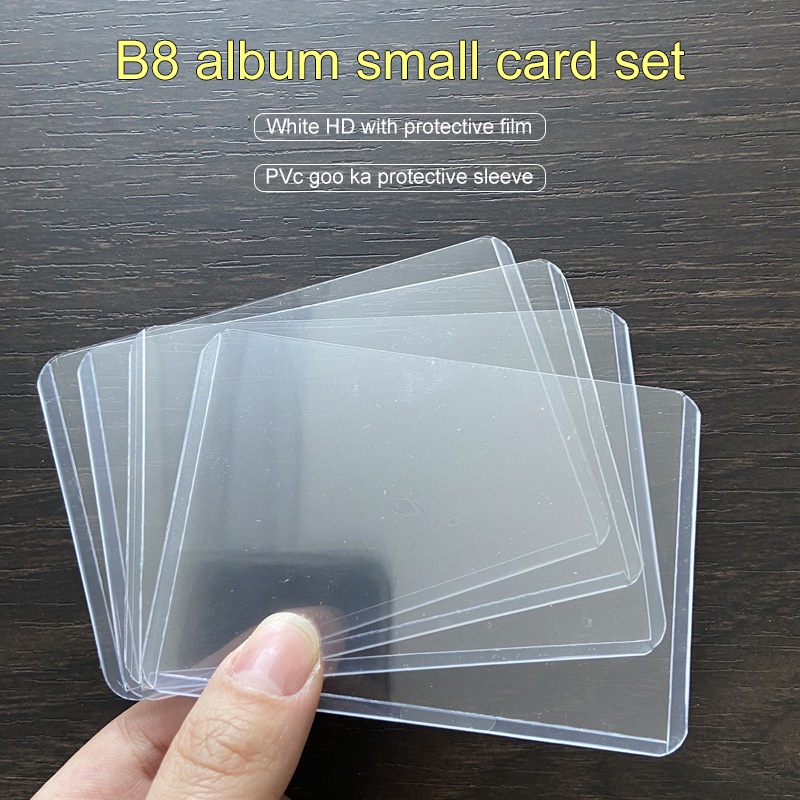 35pt Transparent PVC Toploader Photo Card Protector/Small Transparent ...