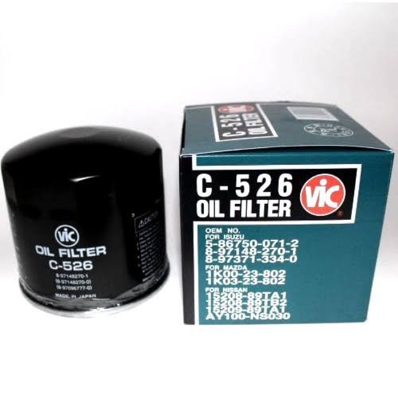 VIC Oil Filter C-526 C526 for Isuzu Elf 4HF1 4HE1 4HL1 6HK1 1Pc ...