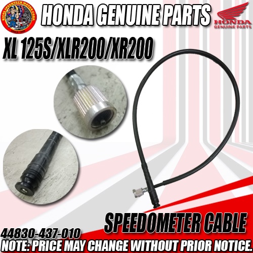 XL125S/XLR200 SPEEDOMETER CABLE (HPI) (GENUINE: 44830-437-010) | Shopee ...