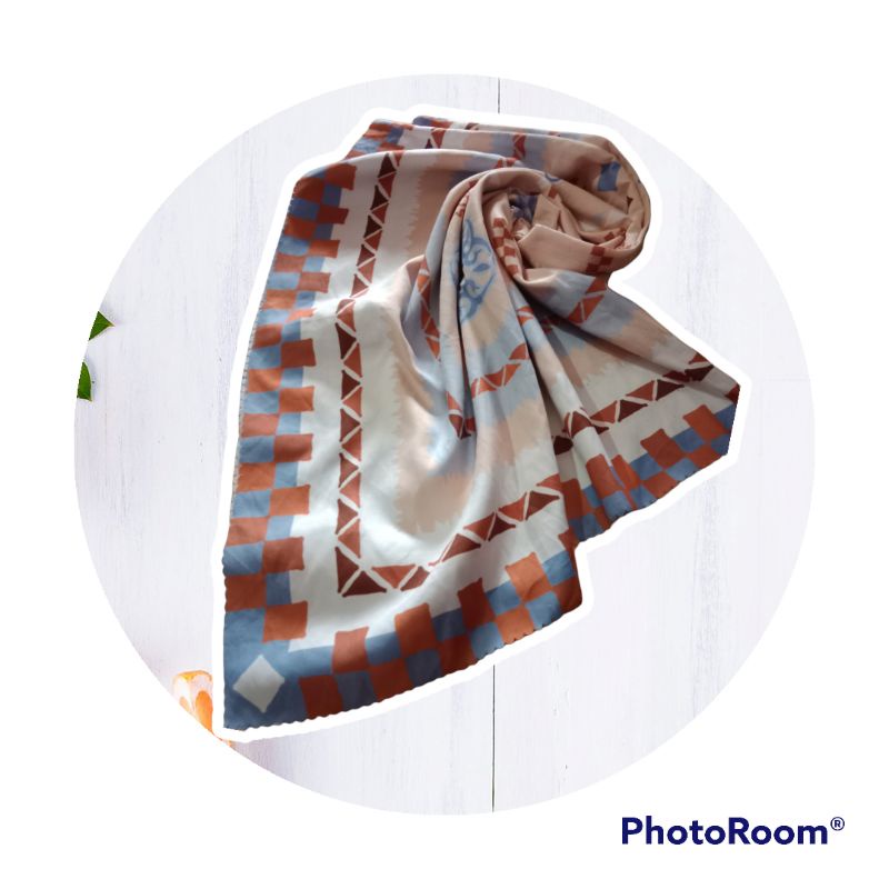 Defect wandakiah hijab Rectangular Sewing Edge Material cool poly ...