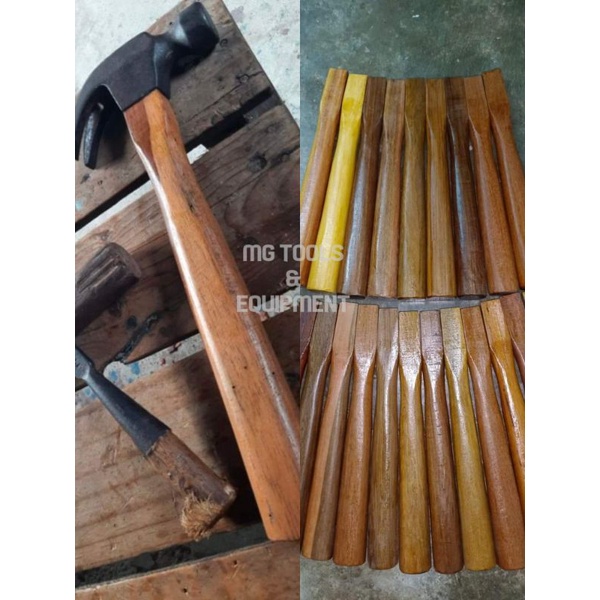 Hammer Handle Wood YAKAL / Handle Ng Martilyo Gawa sa Yakal | Shopee ...