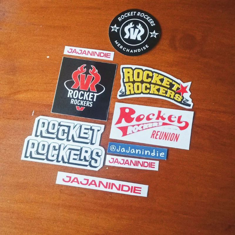 Rocket ROCKERS Stickers/Indie Band Stickers/Rock Stickers | Shopee ...