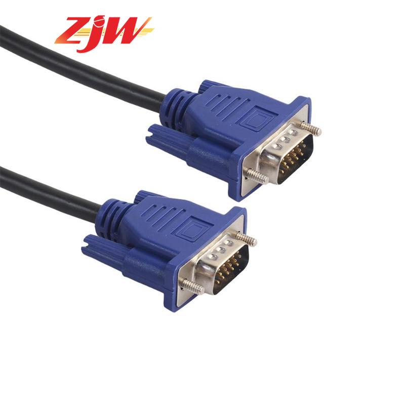ZJW 1.5m/3m/5m VGA Extension Cable HD 15 Pin Male VGA Cables Copper ...