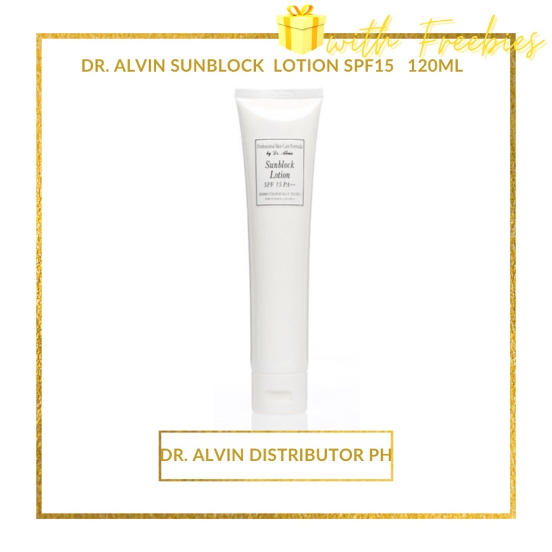Dr. Alvin Sunblock Lotion SPF30 120ml (COD) | Shopee Philippines