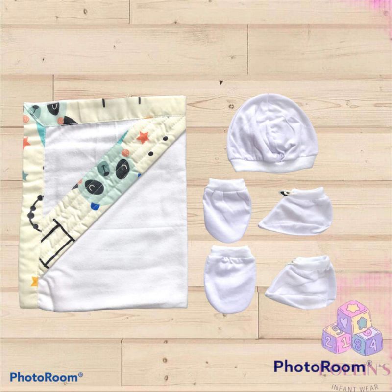White Printed Pranella Set for Baby | Shopee Philippines