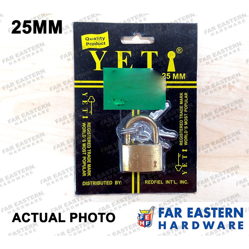 YETI Brass Padlock 20mm | 25mm | 30mm | 40mm | Shopee Philippines