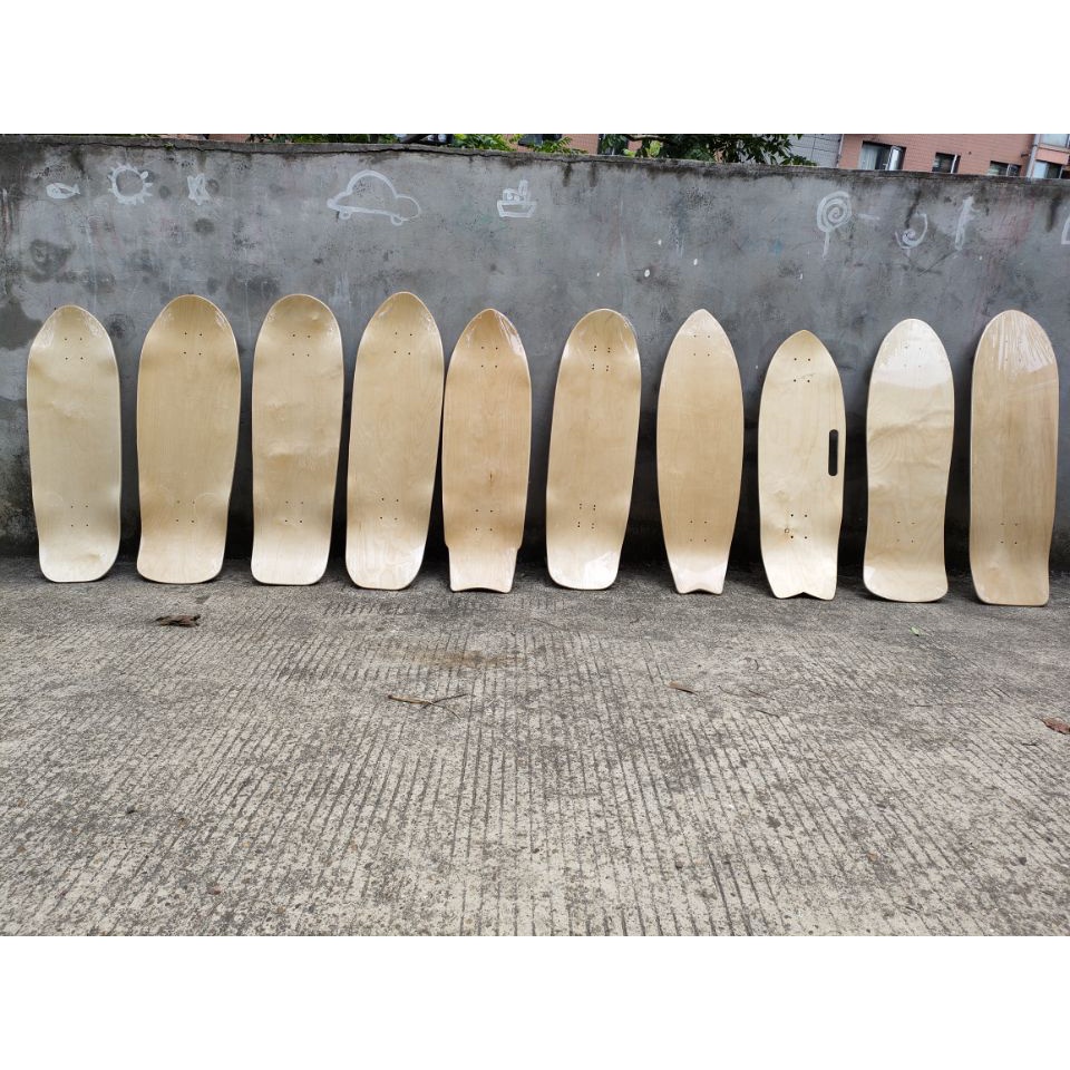 Double kick tail skateboard surf skateboard deck 32*10 inch 7-layer ...