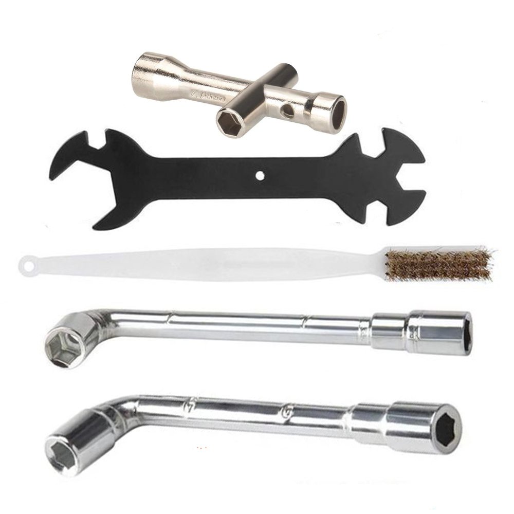 5 IN 1 Cross Wrench Set Nozzle Spanner Socket for 3D Printer Cleaner ...