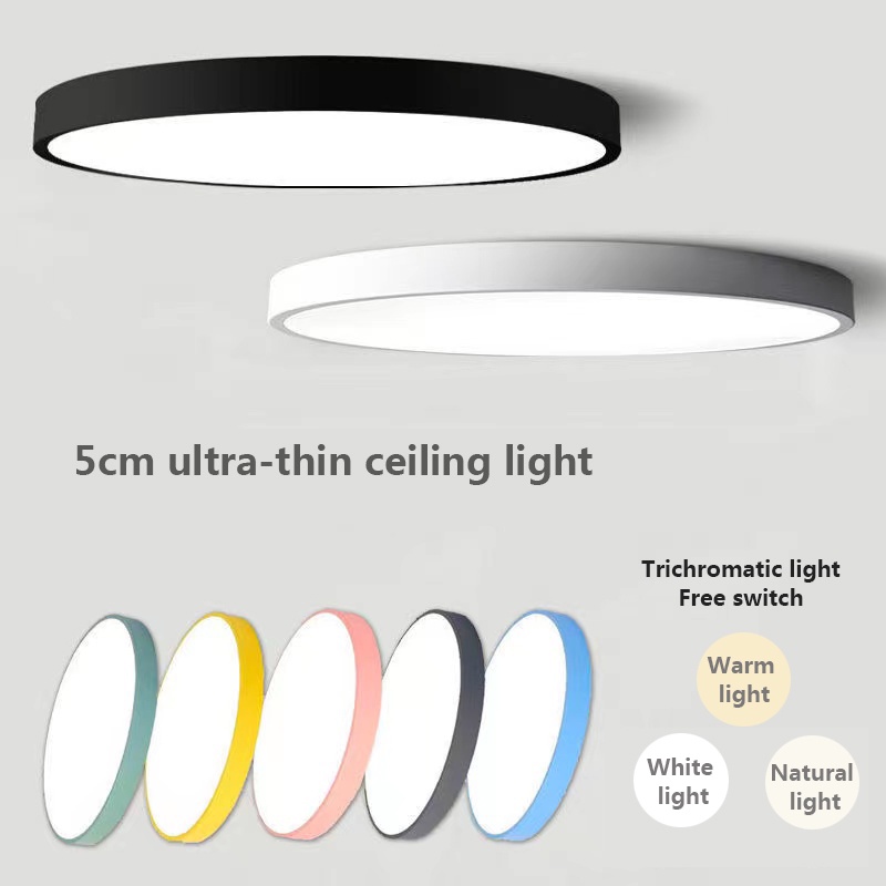 LED 3color chandelier Ceiling light for living room hallway lamp bed ...