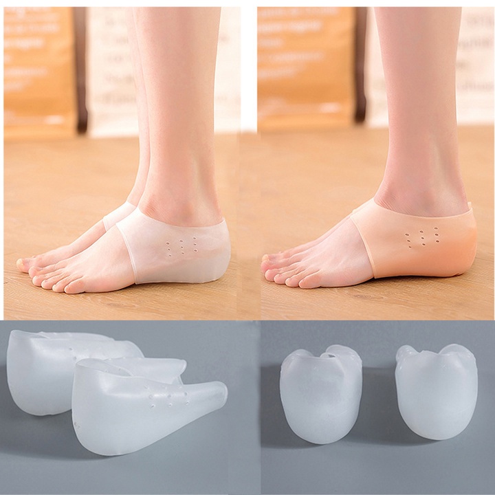 2PCS 6CM Upgraded Gel Hidden Height Increase Heel Cover Comfortable ...