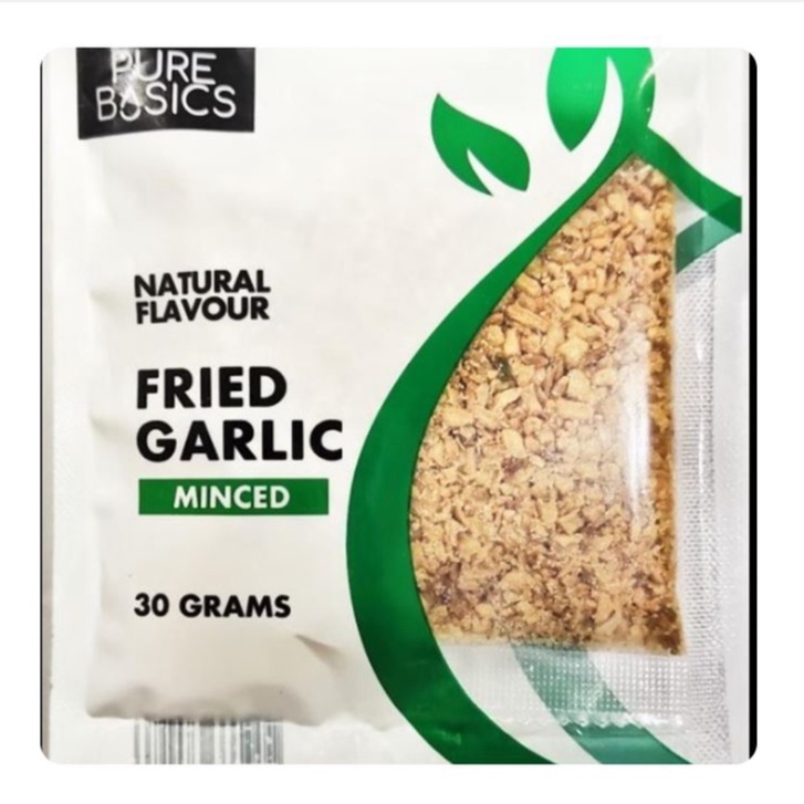 Pure Basics Fried Garlic Minced 30g | Shopee Philippines