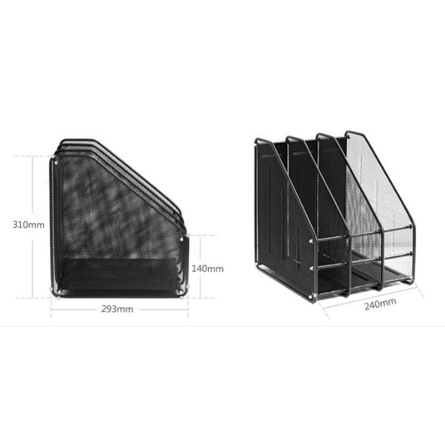 Wire Mesh 3 - Tier File Frame/File Bar/Magazine Rack. | Shopee Philippines