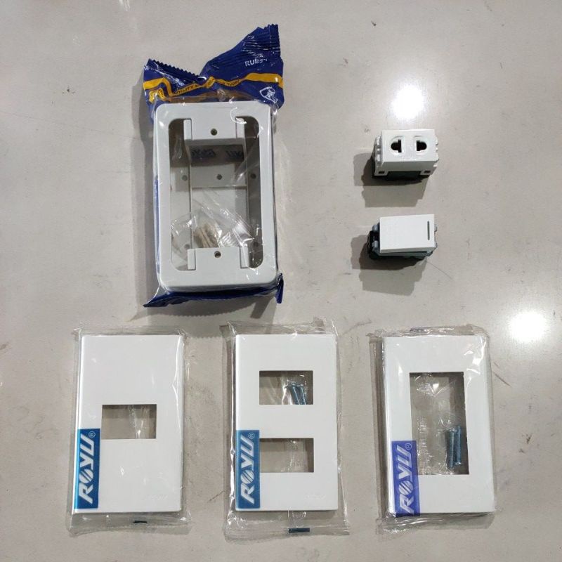 Wide Series Switch | Outlet | Plate Single | Plate 2gang | Plate 3gang ...