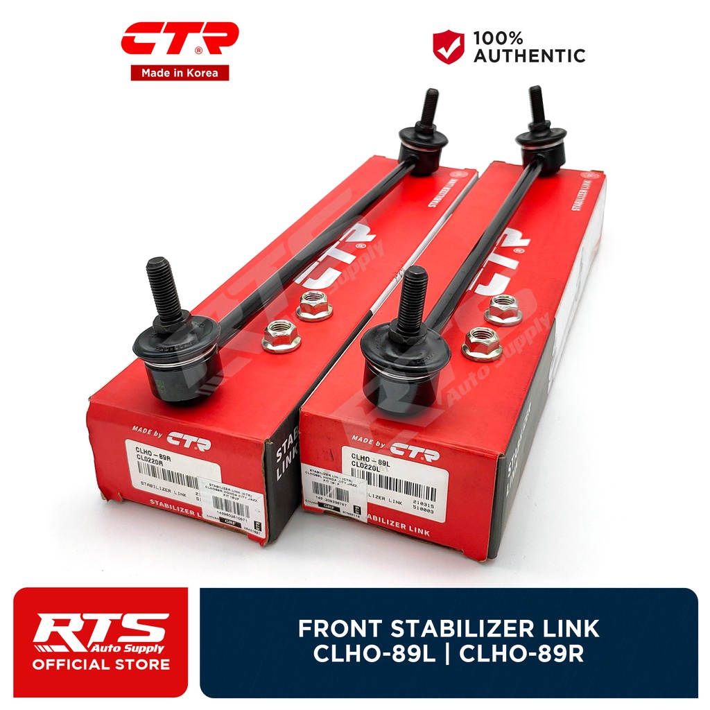 Ctr Clho-89r Clho-89l Front Stabilizer Link Honda City Gm6 / Jazz / Fit 2015 - 2020 1 Set ...