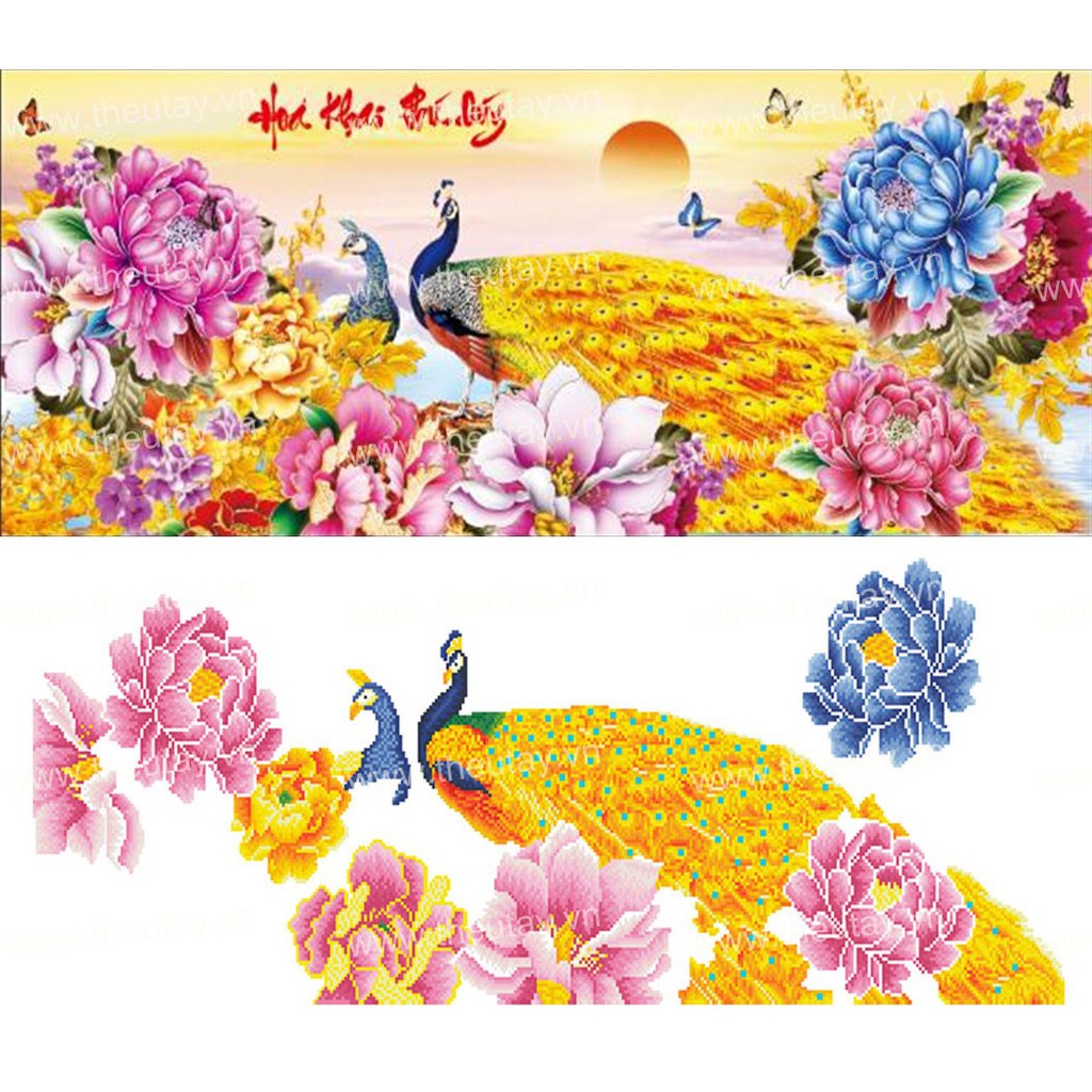 ABC 3D Diamond Painting Hoa Khai Phu Quy YN2170 (CUSTOMER SELF-ATTACHED ...