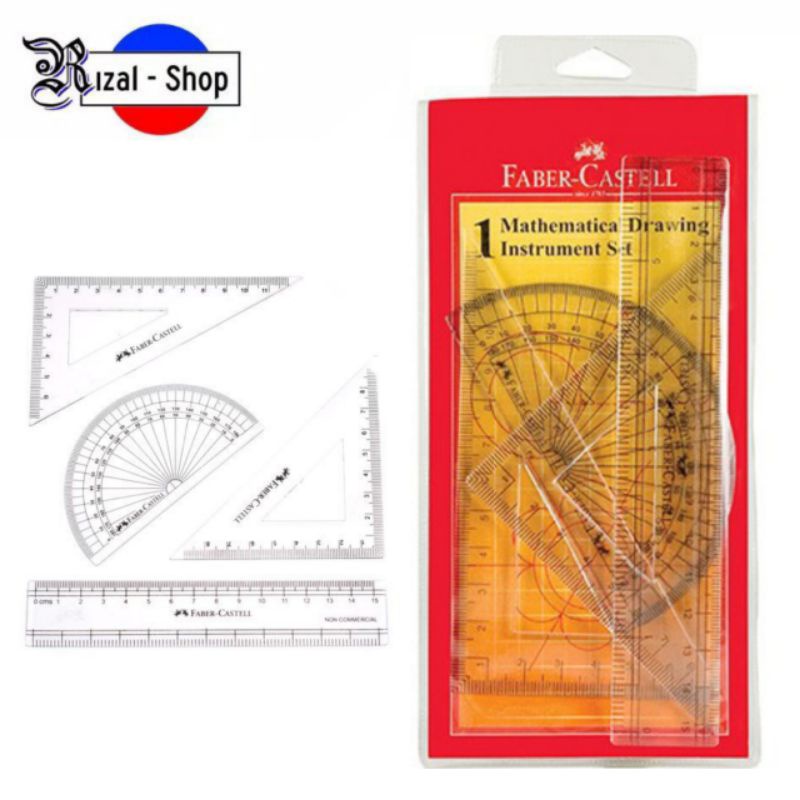 Mathematical Drawing Instrument Faber Castell Ruler Mathematical Set ...