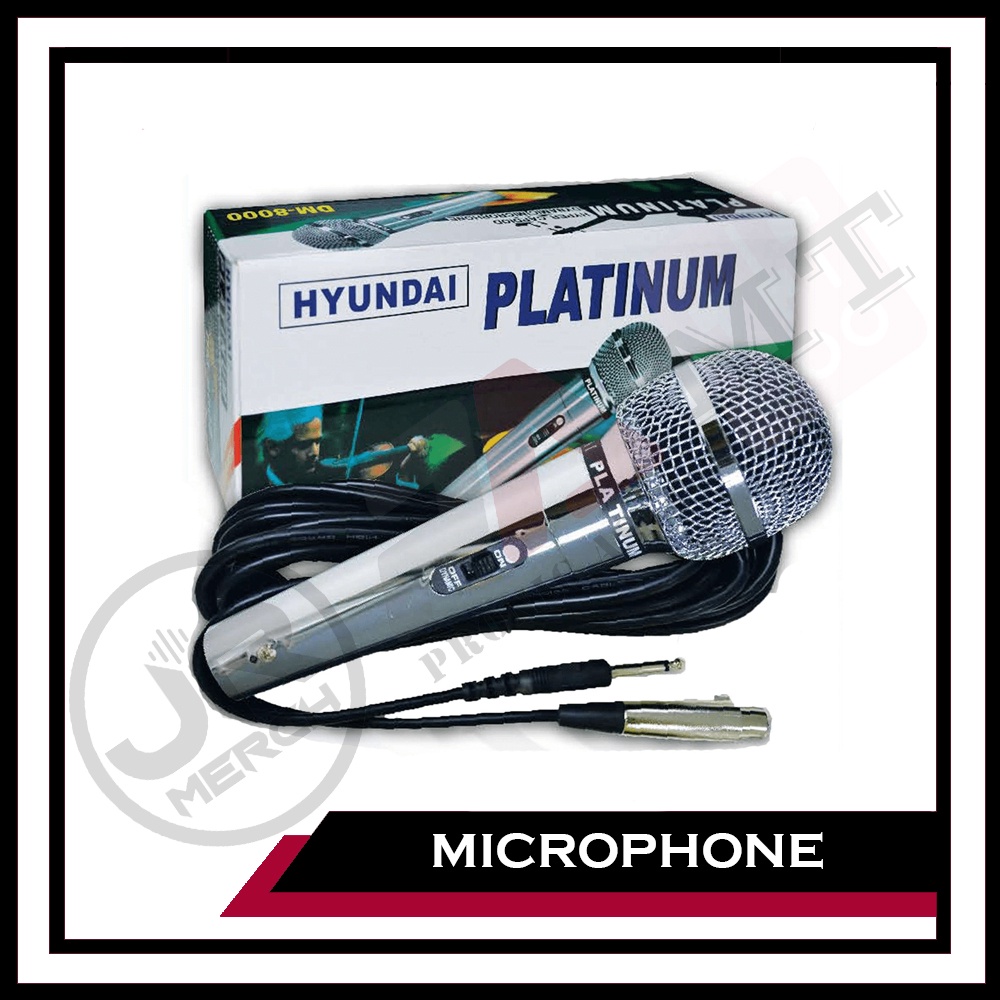 Hyundai Platinum DM-8000 Dynamic Microphone w/ Cord | Shopee Philippines