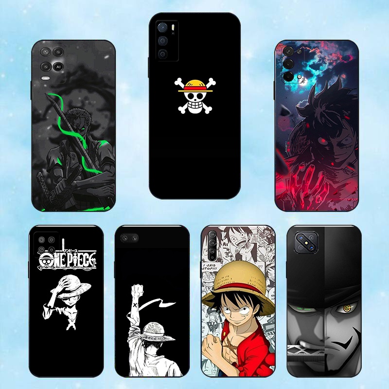 Realme 9i 9 Pro Plus C35 Narzo 50 50a One Piece soft black phone case ...