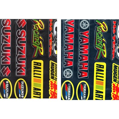 DECAL STICKERS - ASSORTED MOTOR BRAND LOGOS | Shopee Philippines