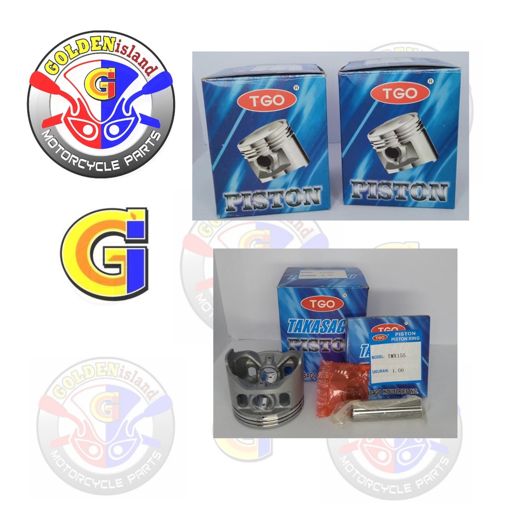 TGO TAKASAGO PISTON KIT W/RING PIN CLIP | Shopee Philippines