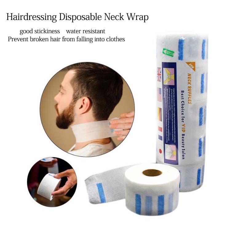 Handy Disposable Haircut Neck Scarf Neck Paper Neck Guard Paper Hair ...