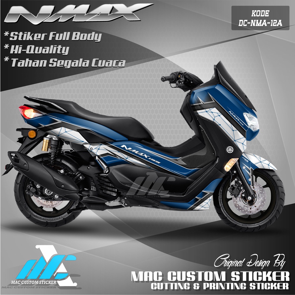 Decal NMAX 2020 2021 2022 NEW - FULL BLOCK NMAX STICKER 2020 2021 2022 ...