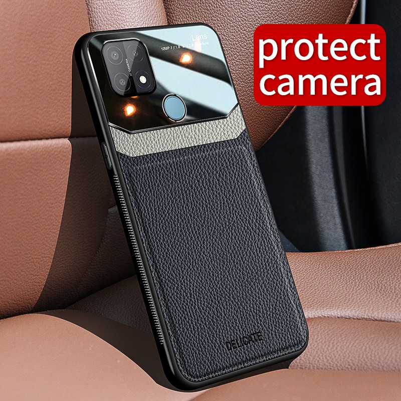 OPPO A15s A15 S A35 CPH2179 PEHM00 Soft Phone Case Cover PU Leather ...