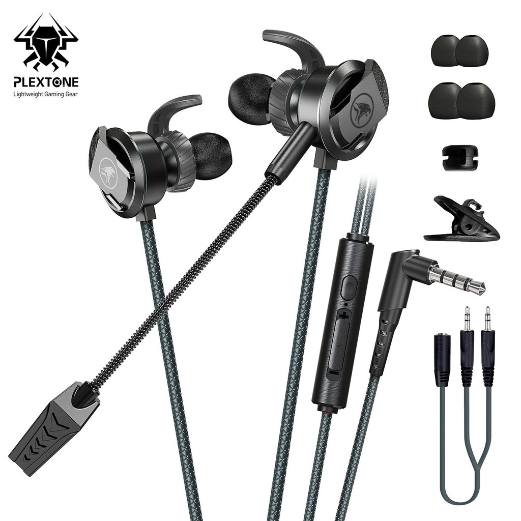 Plextone RX3 Gaming Headset in ear Wired Lightweight Earbuds Earphone ...