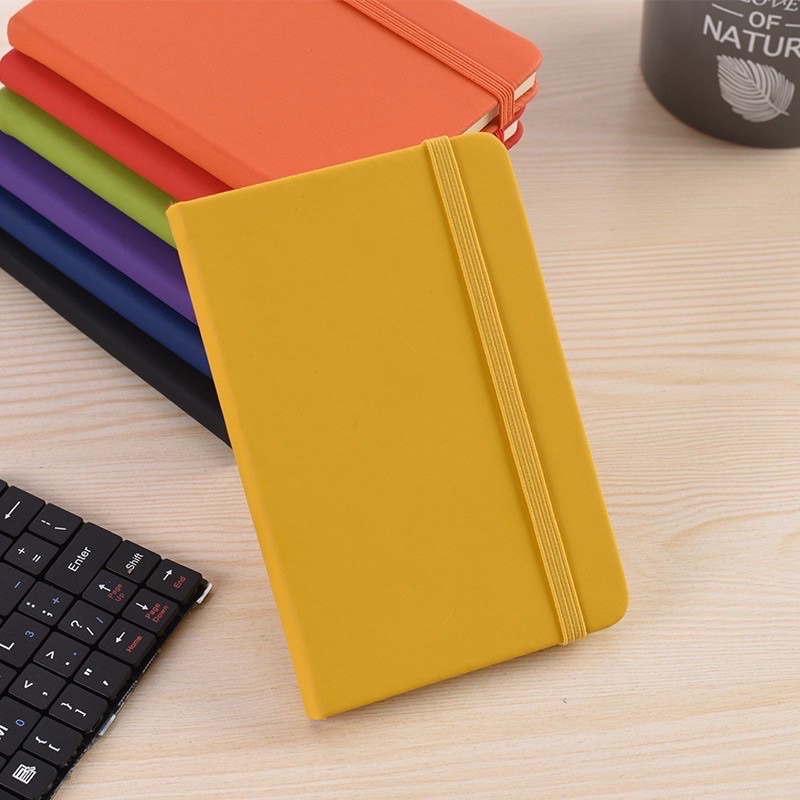 [A5 Size] Stationery 25K Moleskin Rubber Diary Strap Notebook w/ String ...