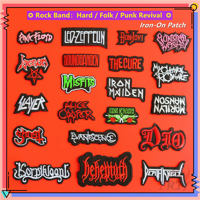 Rock Band：Hard / Folk / Punk Revival - Series 02 Iron-On Patch ♚ 1Pc ...