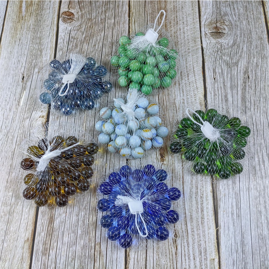 COD DVX #1310 Glass Marbles 30pcs Opaque Cat's Eye Marble Jolen Holen ...