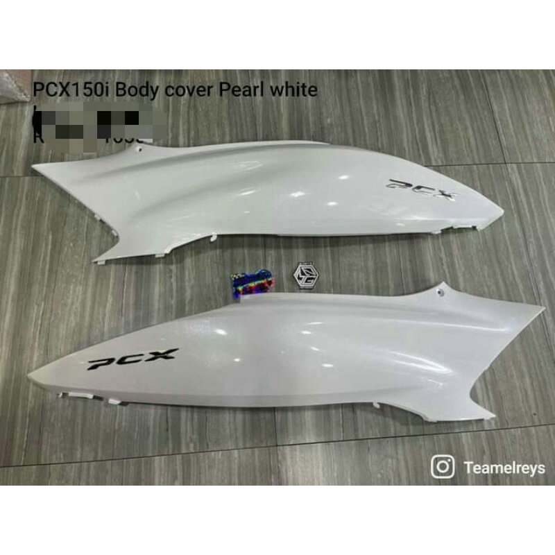 STOCK BODY COVER FOR PCX 150 PEARL WHITE | Shopee Philippines