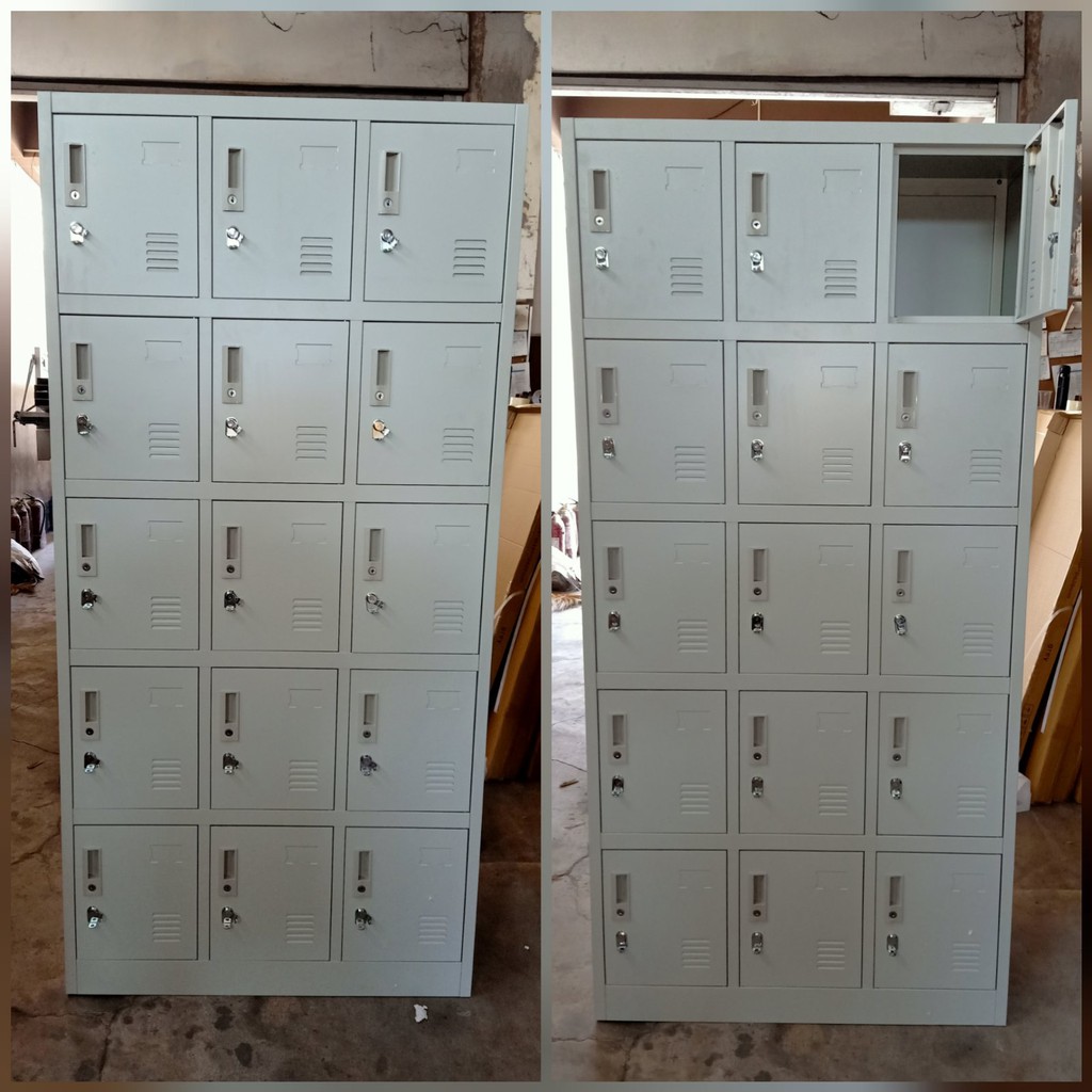 Metal Locker with keylock & padlock (Doors 2D,6D,9D,12D,15D,18D,24D,50D ...