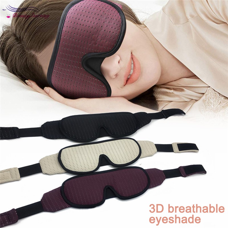 BT 3D Memory Foam Sleeping Eye Mask Travel Sleep Shade Cover Nap Eye ...
