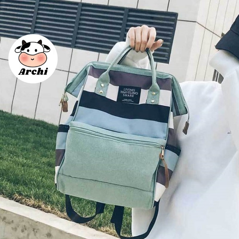 Living backpack with dynamic personality color combination. | Shopee ...